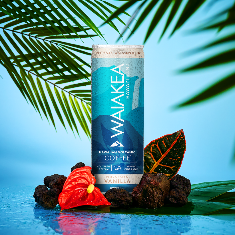 Polynesian Vanilla RTD Coffee 11oz – Waiākea Hawaiian Volcanic Water ...